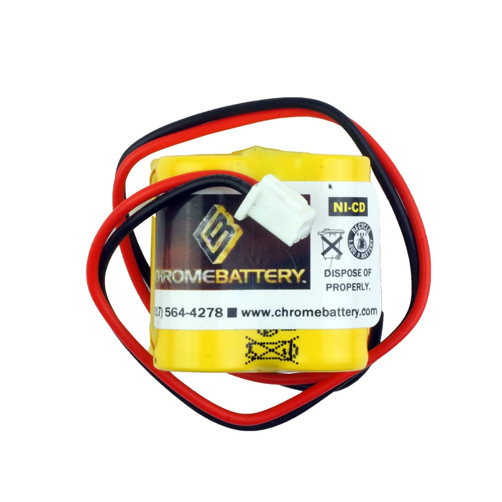 Emergency Lighting Replacement Battery Replaces BST Battery - D-2/3AA400MAH 4.8V,