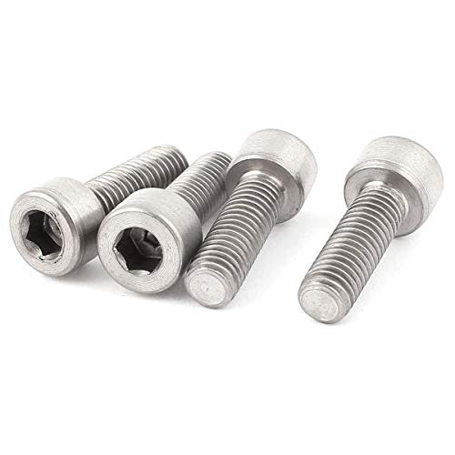 L-A 0.8mm Pitch M5x40mm Stainless Steel Hex Socket Head Cap Screws Bolts (25Pcs)