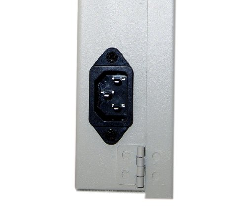 Evertech 8 Channel 9 Port Power Box Security Camera 12V DC 5A Amper CCTV DVR Power Supply Switch Box Key Locked with 9 Pcs. Male Power Jack (9 Port)