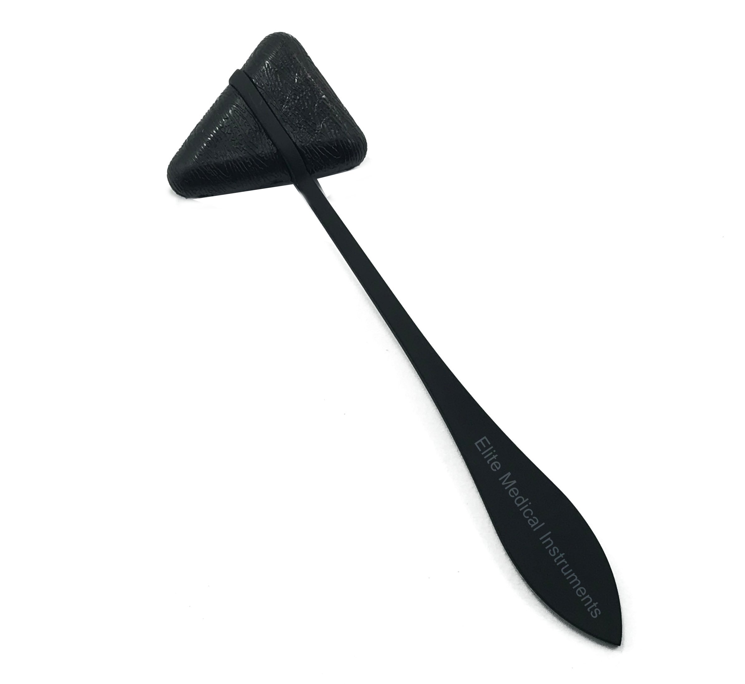 EMI Deluxe Taylor Percussion Reflex Hammer - Tactical Stealth Black - Neurological Reflex Testing Tool for Doctors, Nurses, and Physical Therapists