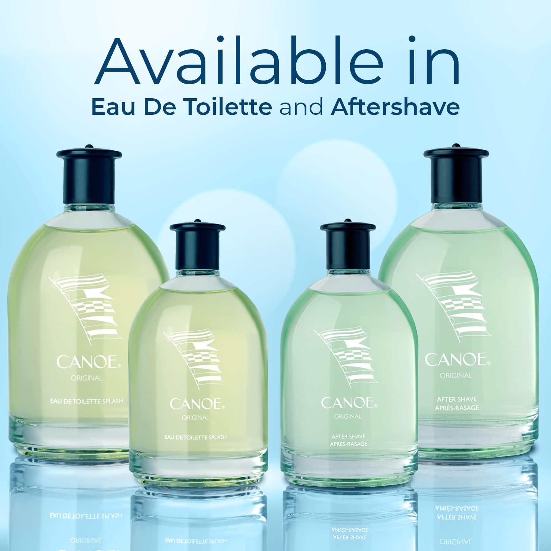 CANOE Aftershave Splash for Men by DANA (4 fl oz) Essence of an Adventurous Lifestyle, Classic Sport Scent