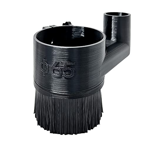 ANNOY TOOLS 65mm Brush Vacuum Cleaner Engraving Machine Dust Collector Cover for CNC Router Milling Spindle,3D Printing Manufacturing(65mm)