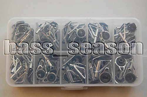 90 Pcs Fishing Rod Guide Tip Repair Kit rod part Fishing_USA