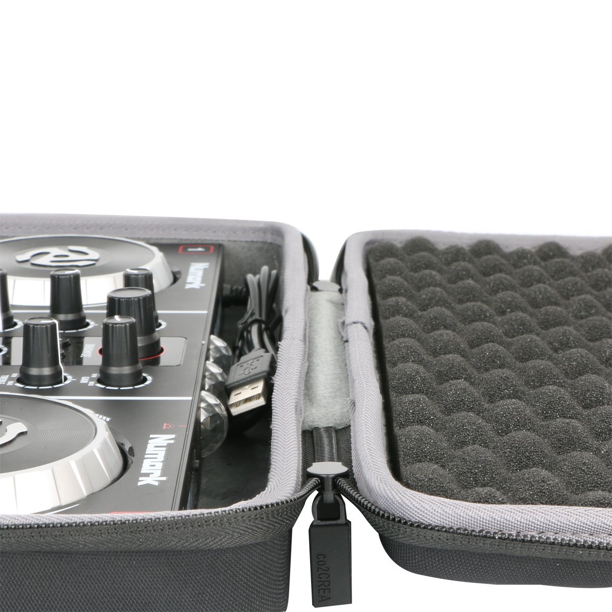 co2CREA Hard Case replacement for Numark Party Mix II DJ Controller