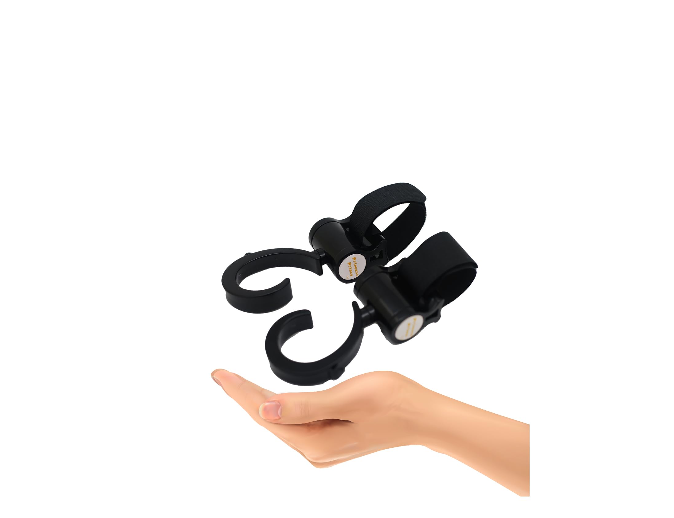 EMILYSTORES Princess Prince Stroller Hooks for Buggy Or Baby Carrier Or Bike Bicycle Or Car Headrest 1Pair
