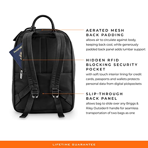 Briggs & Riley Rhapsody-Essential Backpack, Black, One Size