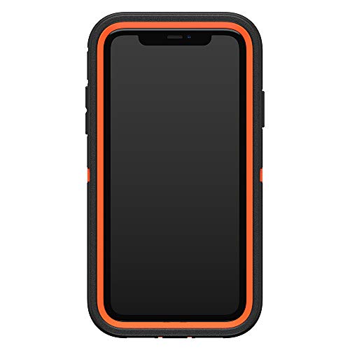 OtterBox iPhone 11 Defender Series Case - RT BLAZE EDGE (BLAZE ORANGE/BLACK/RT EDGE GRAPHIC), rugged & durable, with port protection, includes holster clip kickstand, Camo