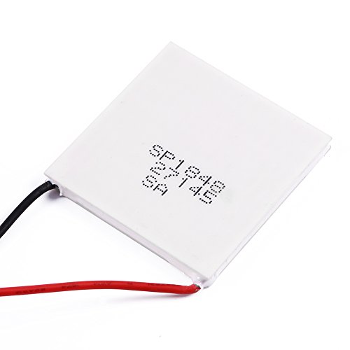 Akozon 40 40mm Thermoelectric, 1/3/5/10PCS SP1848-27145 Power Generator Cooler Peltier Heatsink Cooling thermoelectric Generator thermogenerator TEG 40x40mm 150β Plate Module