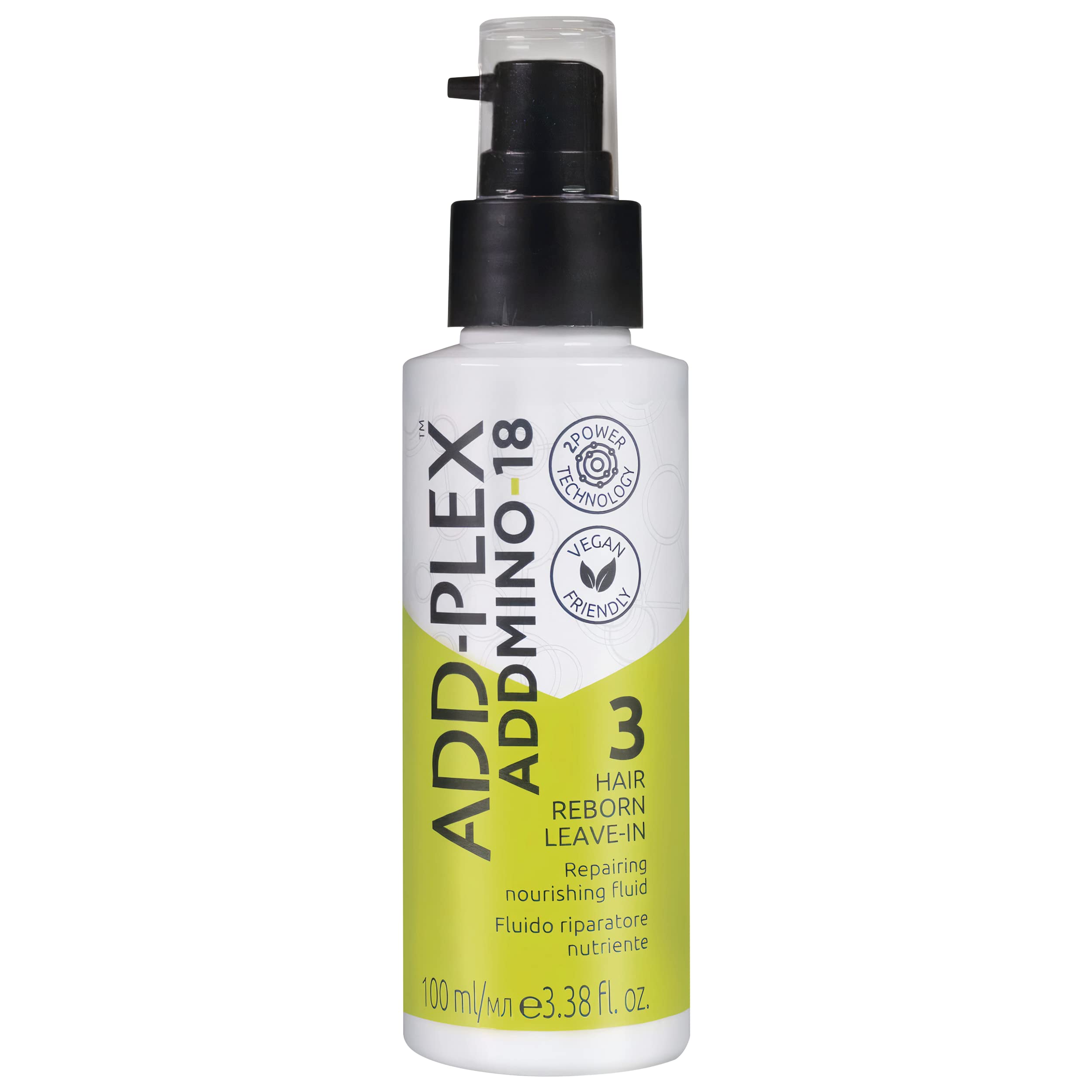 ADDMINO-18 Leave In Conditioner - Reborn Hair Conditioner with 18 Amino Acids - Deep Conditioner - 100 ml/3.38 fl. oz.