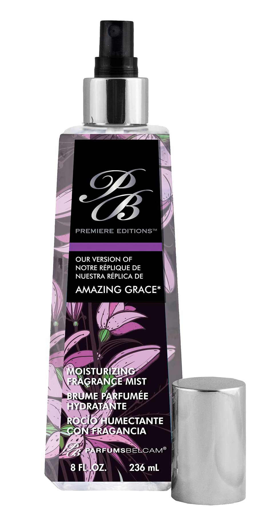 PB ParfumsBelcam Bath Therapy Premiere Edition Version of Moisturizing Mist, Amazing Grace, 8 Fluid Ounce