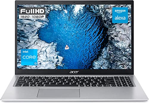 acer Aspire Slim Essential Laptop Newest, 15.6" FHD IPS Display, 24GB RAM, 1TB SSD, Intel Dual-Core I3 Processor, WiFi 6, USB A&C, RJ-45, Webcam, Amazon Alexa, Windows 11 Home, w/GM Mouse Pad