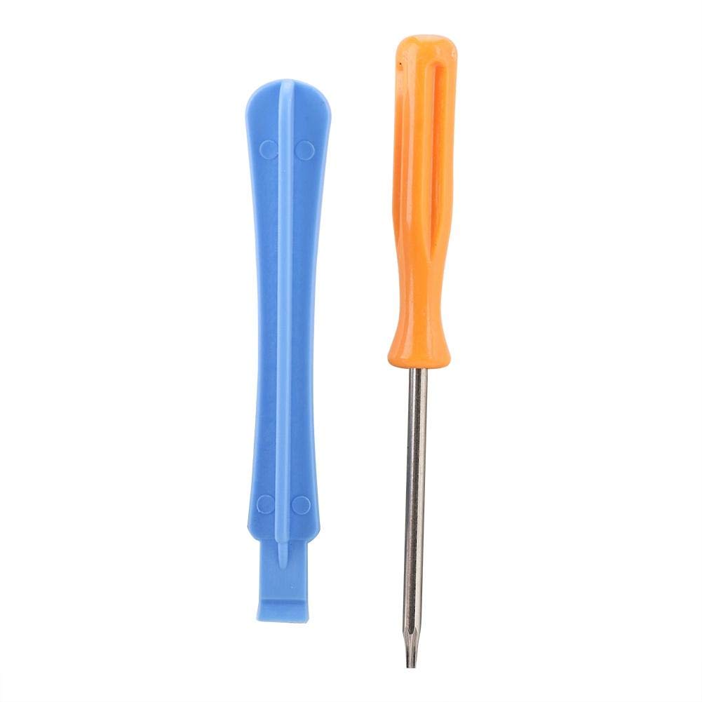 Colorful Buttons Set for One Controller, Game LB RB LT RT Screwdriver Kit Replacement Part Tool(Silver)