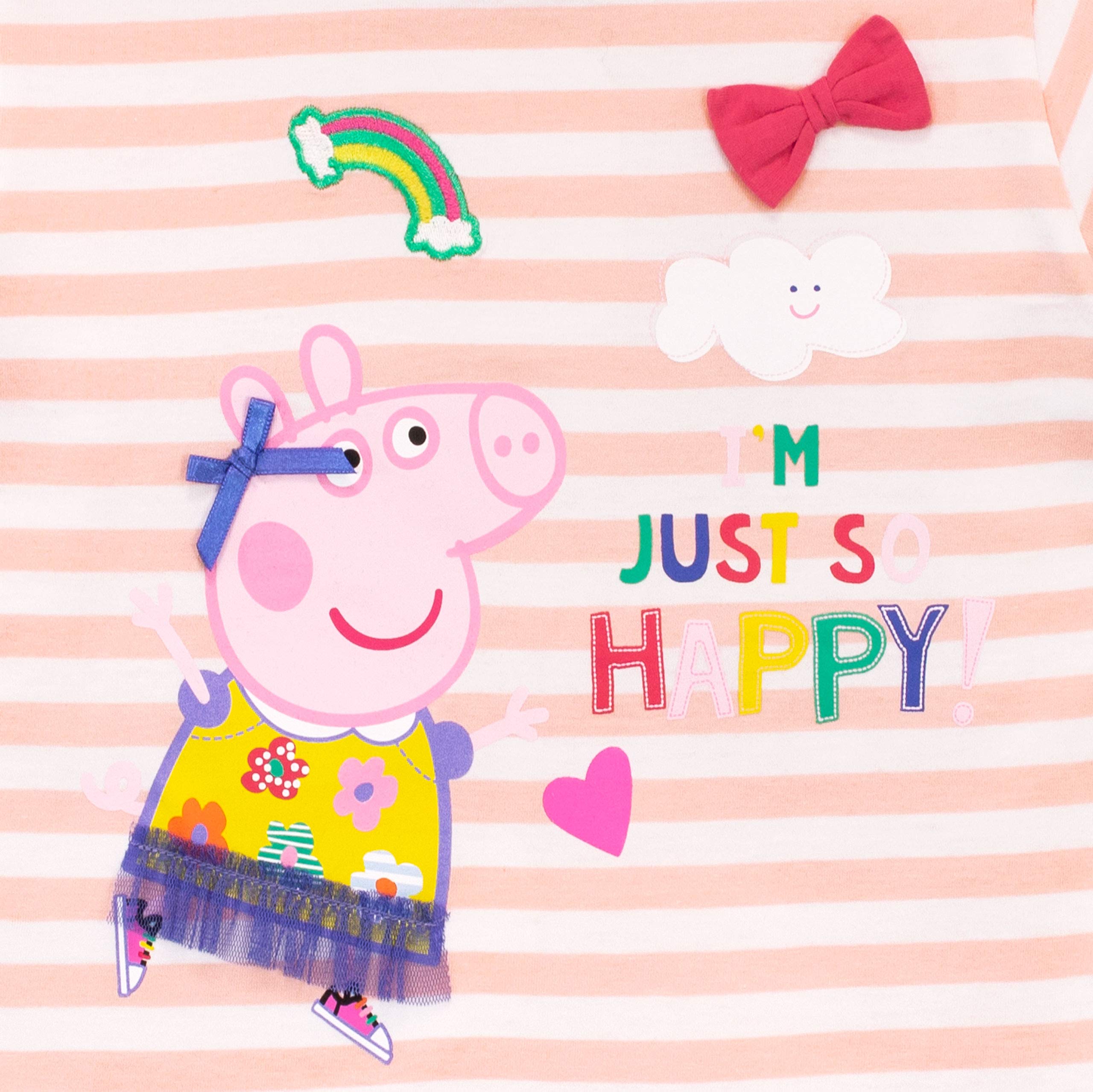 Peppa Pig Girls' Peppa T-shirt and Leggings Size 4