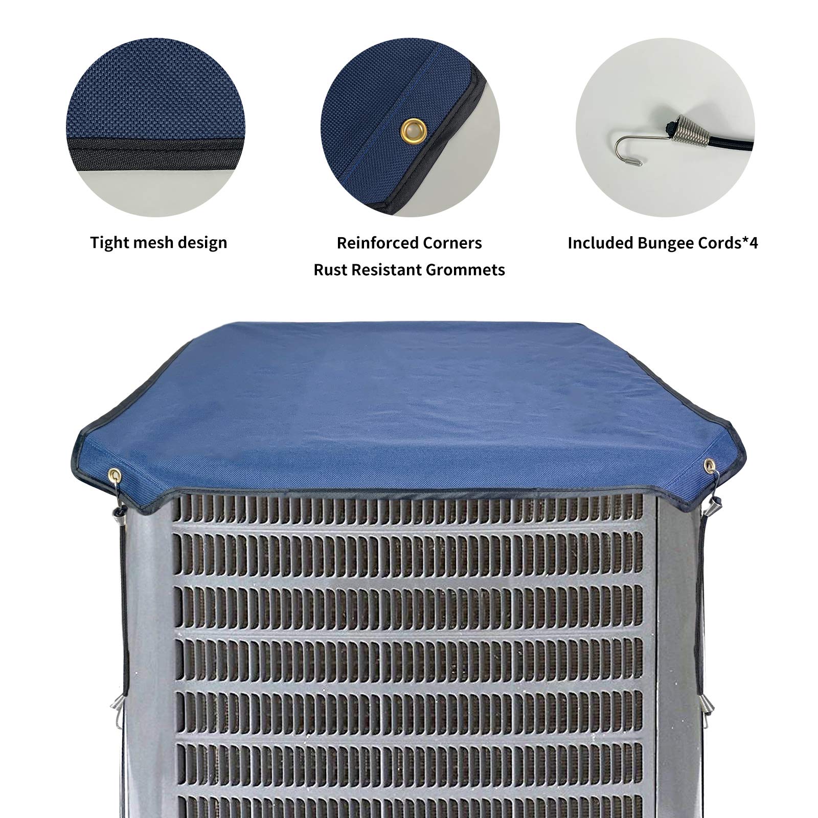 Air Conditioner Covers for Outside Units 36 × 36 inch Winter Top Outdoor AC Cover Defender Central Units
