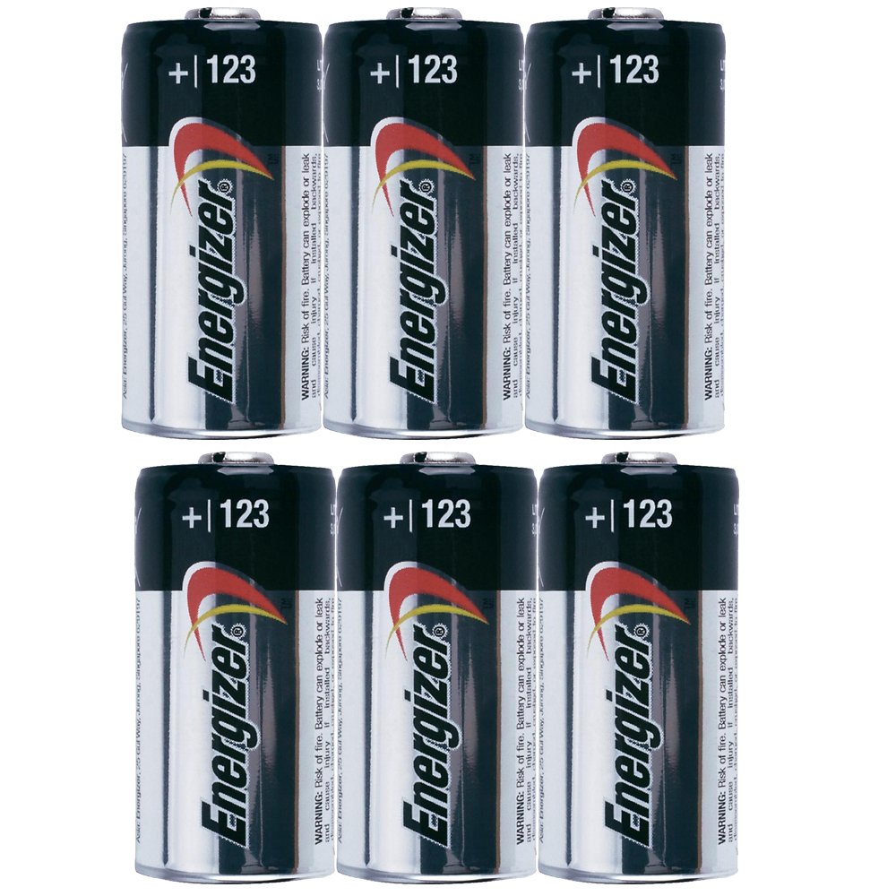Energizer Photo Battery 123, 6-Count Bulk