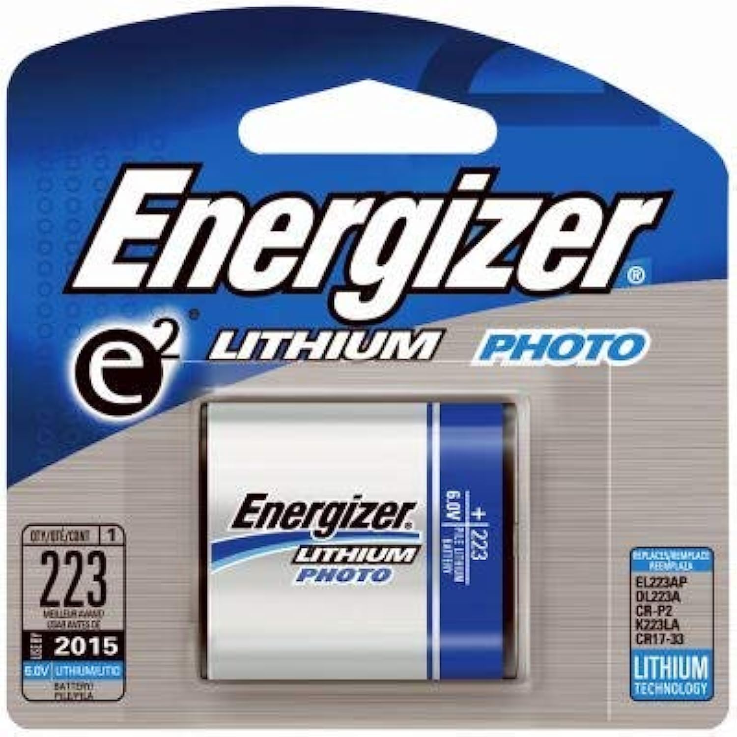 Energizer(R) 223 6-Volt Photo Lithium Battery