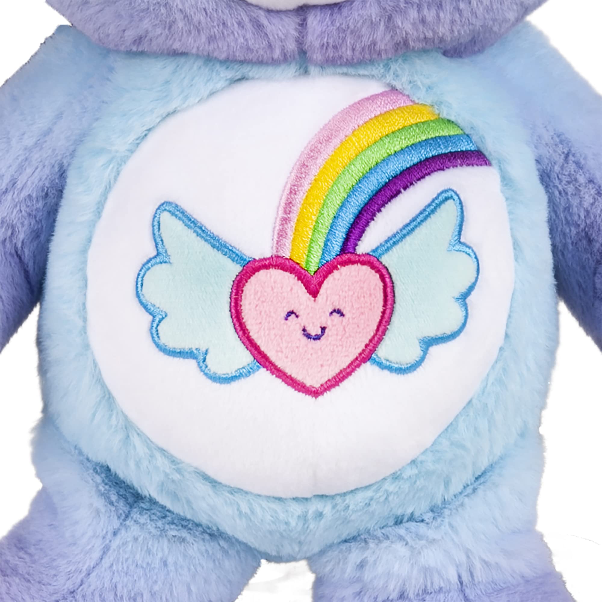 Care Bears 14" Medium Plush - Dream Bright Bear - Light Blue Plushie for Ages 4+ β Stuffed Animal, Soft and Cuddly β Good for Girls and Boys, Employees, Collectors, Great Valentines Day Gift for Kids