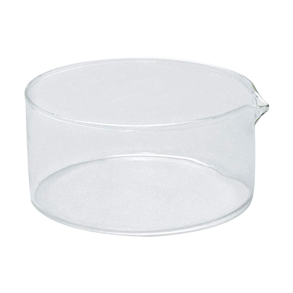 JRLGD 6Pcs Crystallizing Dish - 100mm OD, Borosilicate Glass Evaporation Dish with Spout