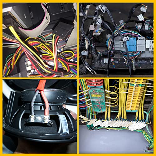 620PCS Heat Shrink Wire Connectors,Heat Shrink Butt Connector,Self-Welding Marine Waterproof and Wear-Resising Connector Terminal Insulation Ring Butt Connector