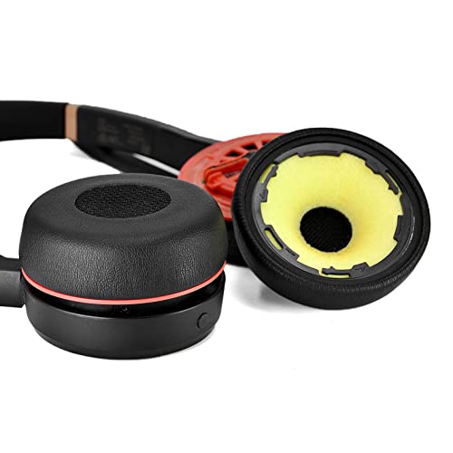 Evolve 75 Ear Pads - defean Replacement Ear Cushion Compatible with Jabra Evolve 75 75+ 75 UC / 75 MS Headphone/Earpads Contain Plastic Clips,(Ear Pads not fit Jabra Evolve2 75 PC Wireless Headset)