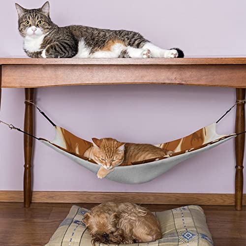 Bubble Tea in Brown Sugar Milk Tea Pet Hammock Comfortable Adjustable Hanging Bed for Small Animals Dogs Cats Hamster