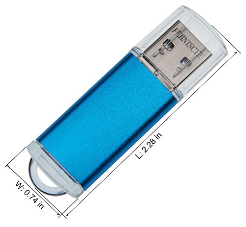 FEBNISCTE 16GB USB 3.0 Flash Drives Bulk Pack of 10 Blank USB Flash Drives Portable USB Drives
