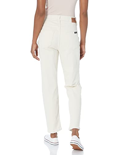 Calvin Klein Women's Hi Rise Slim Crop Denim, Ecru, 29