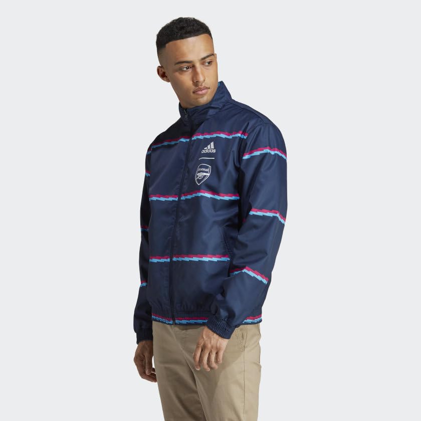 adidas Arsenal Anthem Jacket Men's, Blue, Size M