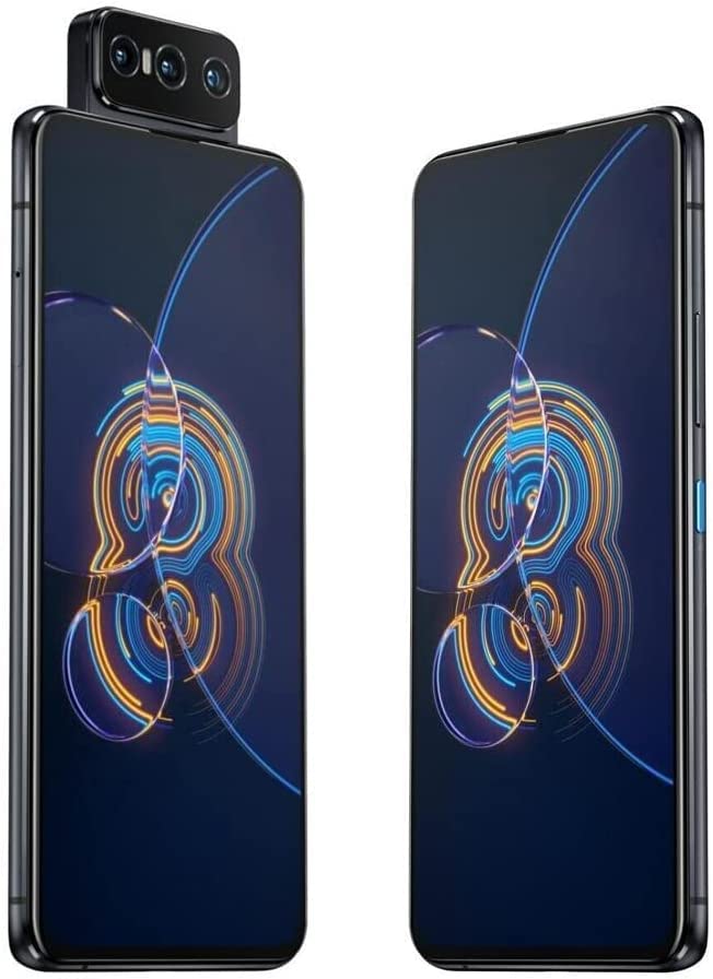 Asus Zenfone 8 5G Dual Flip ZS672KS 128GB 8GB RAM Factory Unlocked (GSM Only | No CDMA - not Compatible with Verizon/Sprint) | International Version | Bundle w/Fast Car Charger - Black