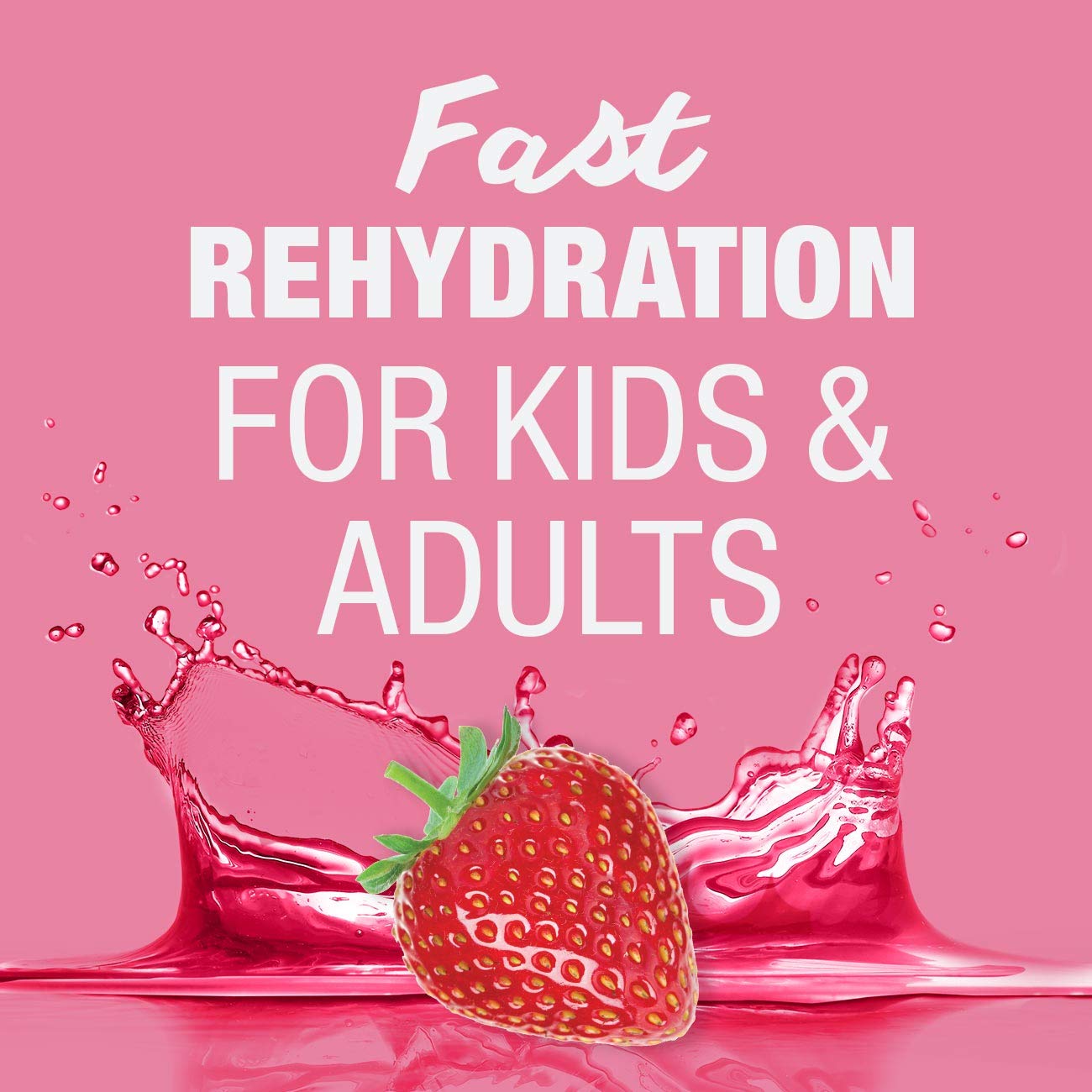 Pedialyte Electrolyte Solution Strawberry 16.9 fl oz, 12 Count