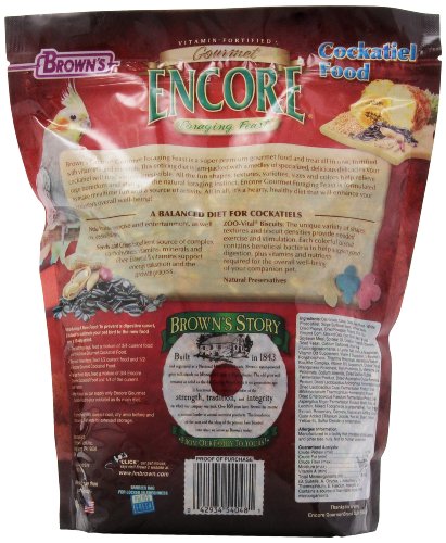 F.M.Brown'S Encore Gourmet Cockatiel Food