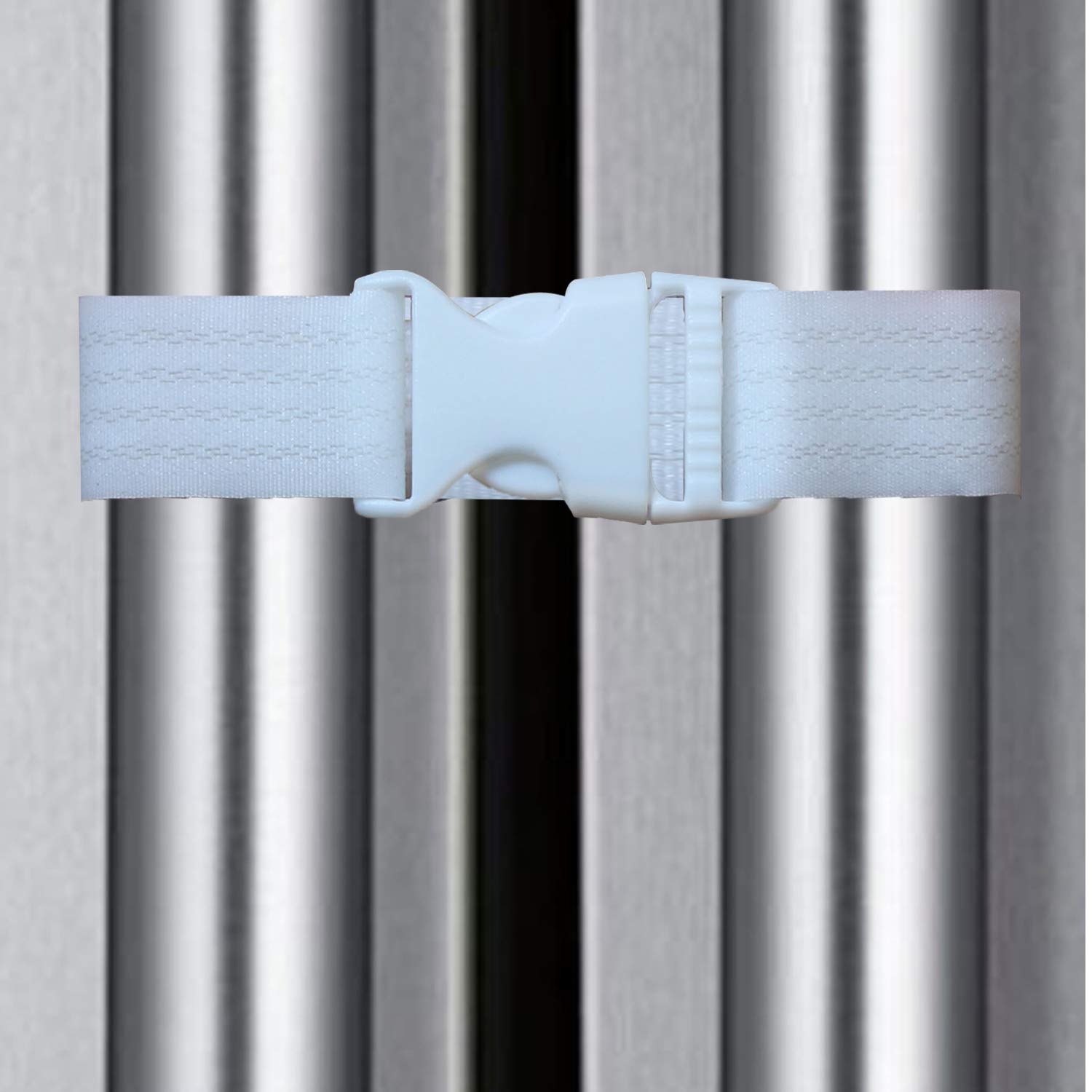 Vukgahao French Door Fridge Lock Multi-Functional Magic Buckle Baby Cabinet Lock forRV Cable Tie Best Gifts for Child Safety Products (White, 14)