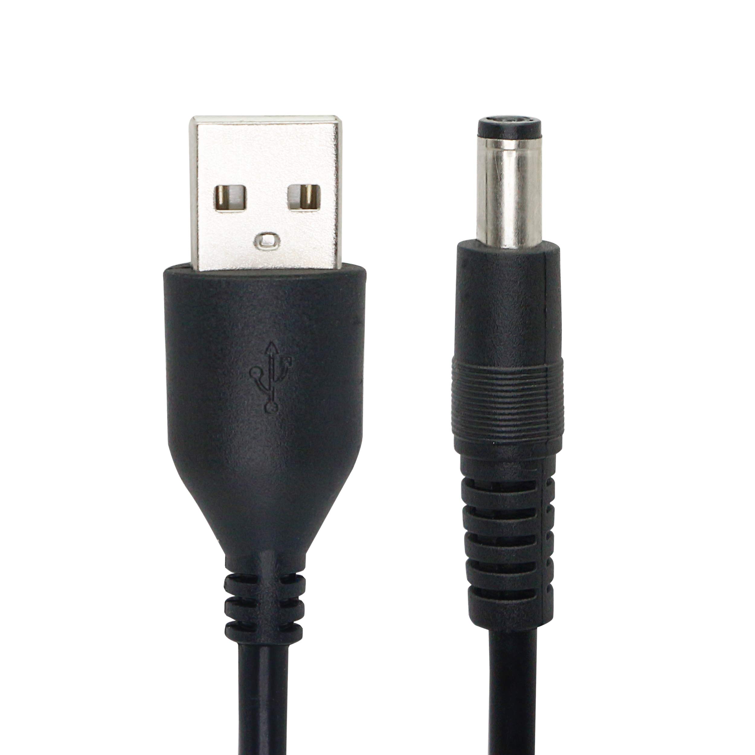 SinLoon 11.8" USB 5V to DC 12V Converter Step Up Voltage Converter Power Cable,for Camera, Desk lamp, Speakers, Blue Tooth Headset, and Other 5V Devices.(5.5 x 2.1mm)