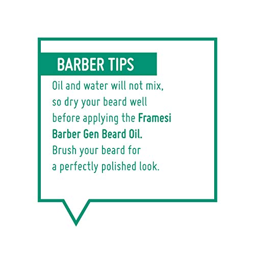 Framesi Barber Gen Beard Oil, 3.4 fl oz, Beard Oil for Men