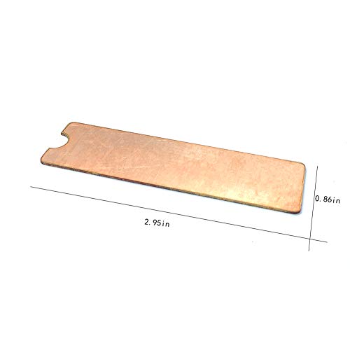 M.2 Heatsink Copper, m2 pcie NVMe Laptop PS5 Heatsink Copper,with Silicone Thermal Pad, for M.2 2280 SSD Laptop
