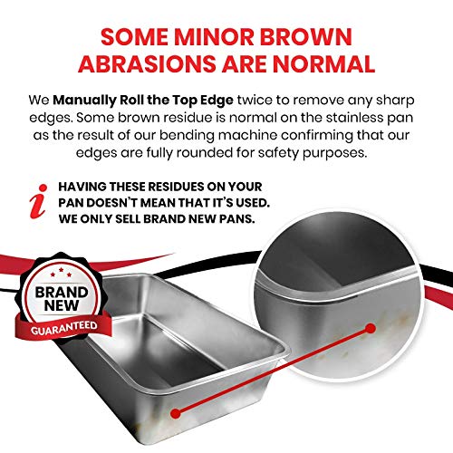 iPrimio Stainless Steel Cat XL Litter Box and Cat Litter Chrome Scooper - Shovel & Pan for Sifting Kitty Cats Litter, Rust Resistant, Comfy Grip, Ergonomic Handle