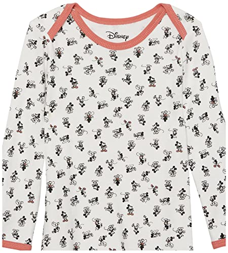 Amazon Essentials Disney | Marvel | Star Wars Baby Boys' Sleeper Gowns, Pack of 3, Mickey Expressions, 0-6 Months