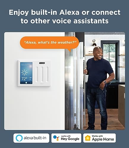 Brilliant Smart Home Control (3-Switch Panel) β Alexa Built-In & Compatible with Ring, Sonos, Hue, Google Nest, Wemo, SmartThings, Apple HomeKit β In-Wall Touchscreen Control for Lights, Music, & More