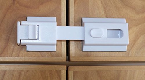 The Guardian Refrigerator Lock for Any Home Appliance, Used for Infants, Special Needs Children and Dementia Patients (Black) - One Lock