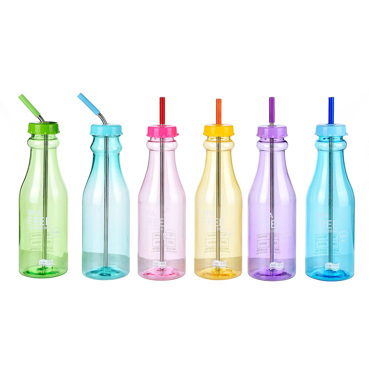 ALINK 8-Pack Stainless Steel Straws, 10.5” Long Reusable Replacement Metal Straws for 20 30 OZ Yeti Tumbler, RTIC, Tervis, Mason Jar, With 8 Silicone Tips, 2 Cleaning Brush and 1 Carrying Case