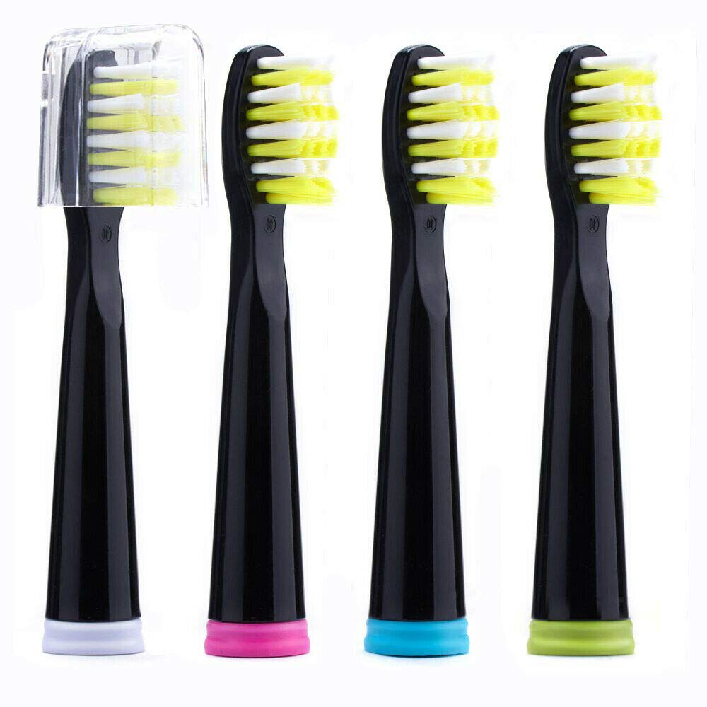 GSParts 4pcs Hard Electric Toothbrush Replacement Heads for Fairywill FW-507/508/659/917