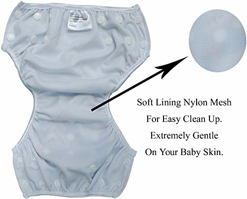OHBABYKA Swim Diapers One Size Reuseable Washable 0-36 Months (YK54)