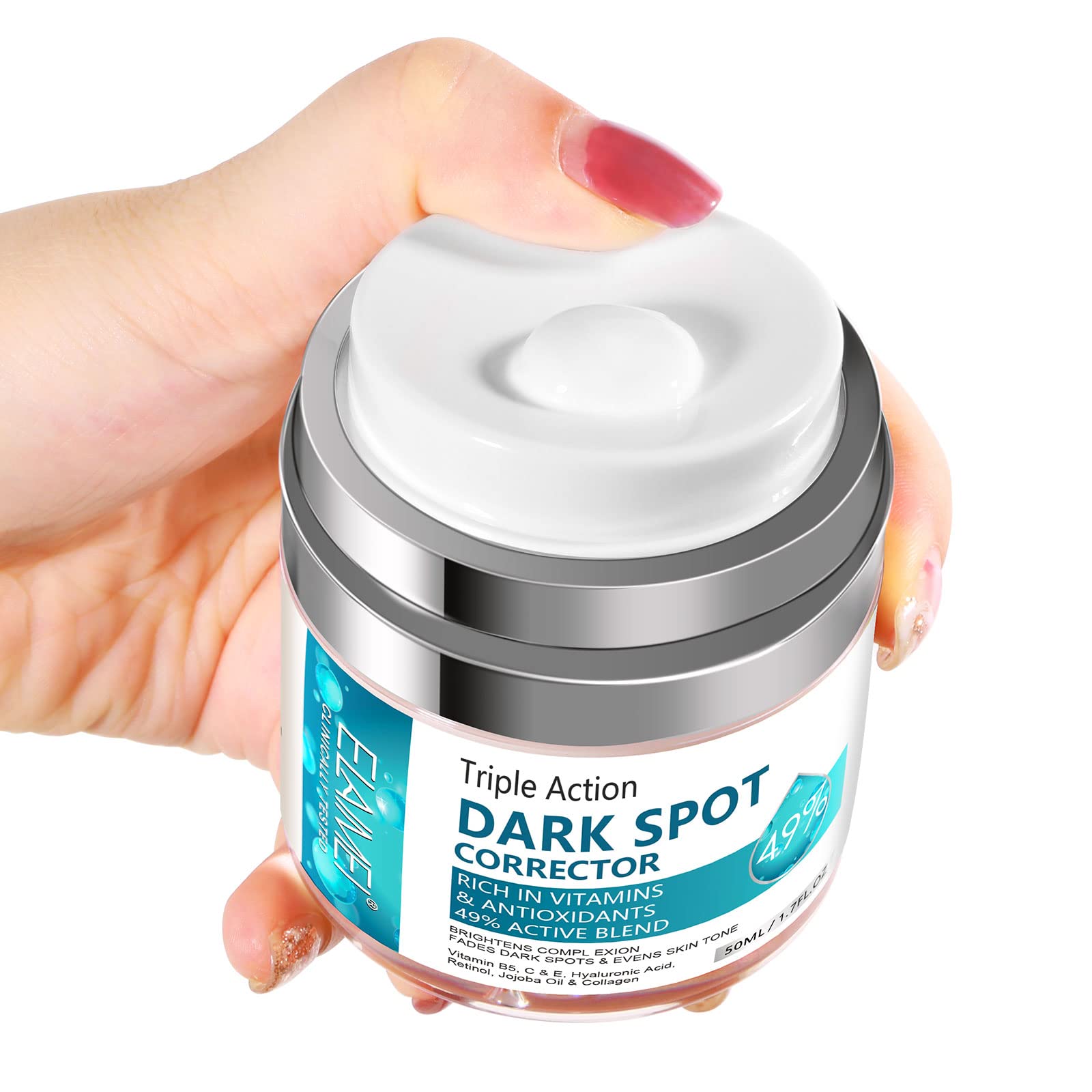 AIOBEECY Dark Spot Corrector Cream - Evens Skin Tone, Reduces Pigmentation & Sunspots, for Face & Body (5.65 oz)