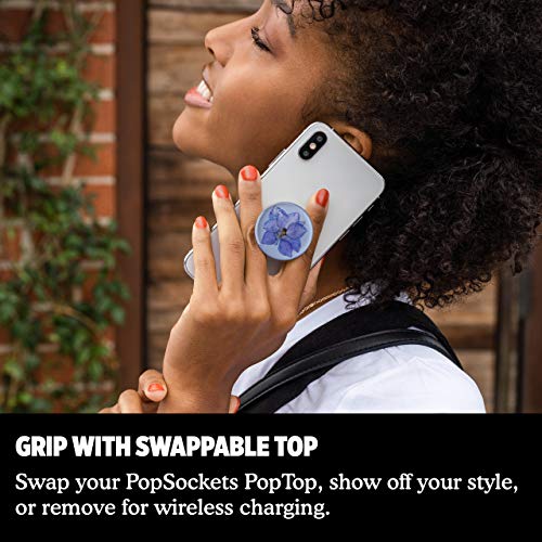 PopSockets Phone Grip with Expanding Kickstand, PopSockets for Phone - Larkspur Purple