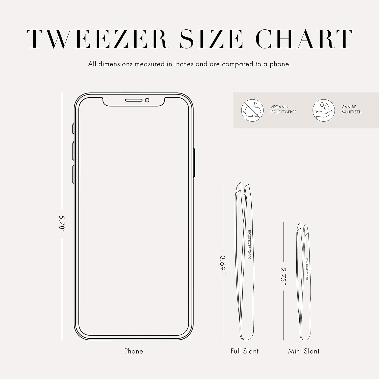 Tweezerman Slant Tweezer (Bell Bottom Blue)