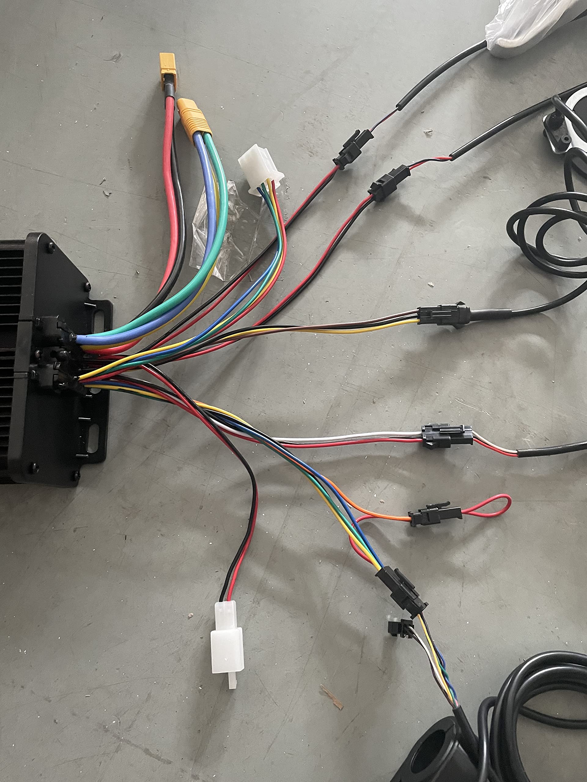72V 2000W Rear Wheel Motor, 2000W Electric Bicycle Conversion Kit with Mutifunction SW900 Display,72V 45A Controller, with 7 Speed flywheel (29inch)