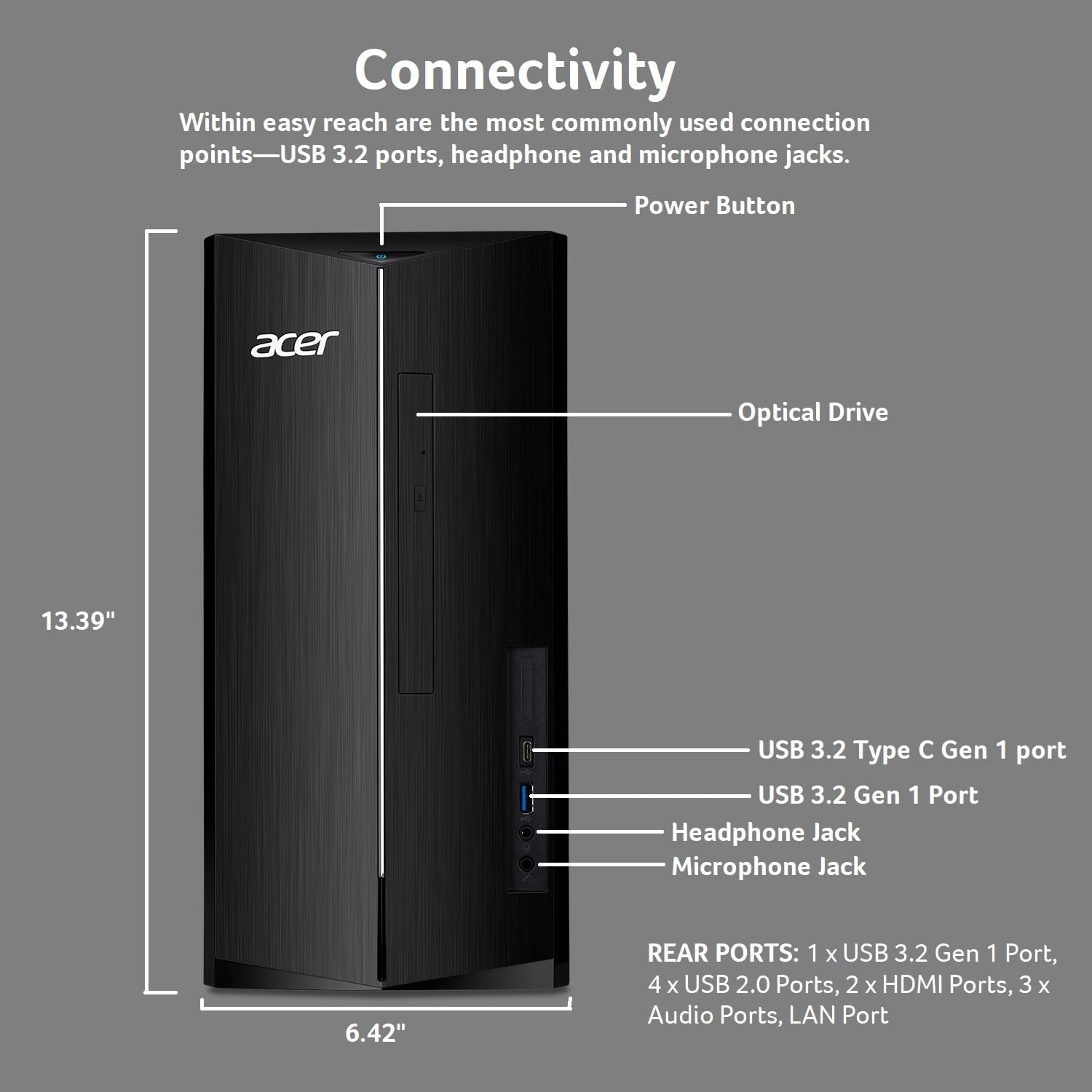 Acer [Windows 11 Pro] 2022 Aspire TC-1760-UA92 Desktop,12th Gen Intel Core i5-12400,16GB RAM |1TB SSD, 8X DVD-RW,802.11ax Wi-Fi 6, Bluetooth 5.2,Windows 11 Pro