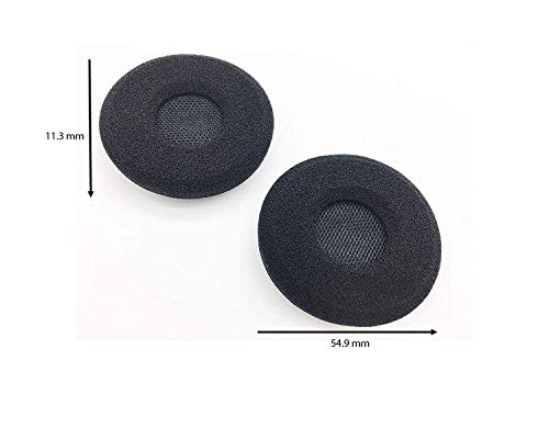 Premium EncorePro Headset Foam Covers | Replacement Ultra Soft Foam Cushion for Plantronics EncorePro HW510 HW510V HW510D HW520 HW520V HW520D HW515 HW525 202997-02 Headset (10 Pack)