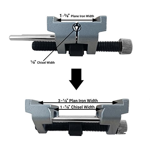 ATLIN Honing Guide - Fits Chisels 1/8β to 1-7/8β, Fits Planer Blades 1-3/8β to 3-1/8β