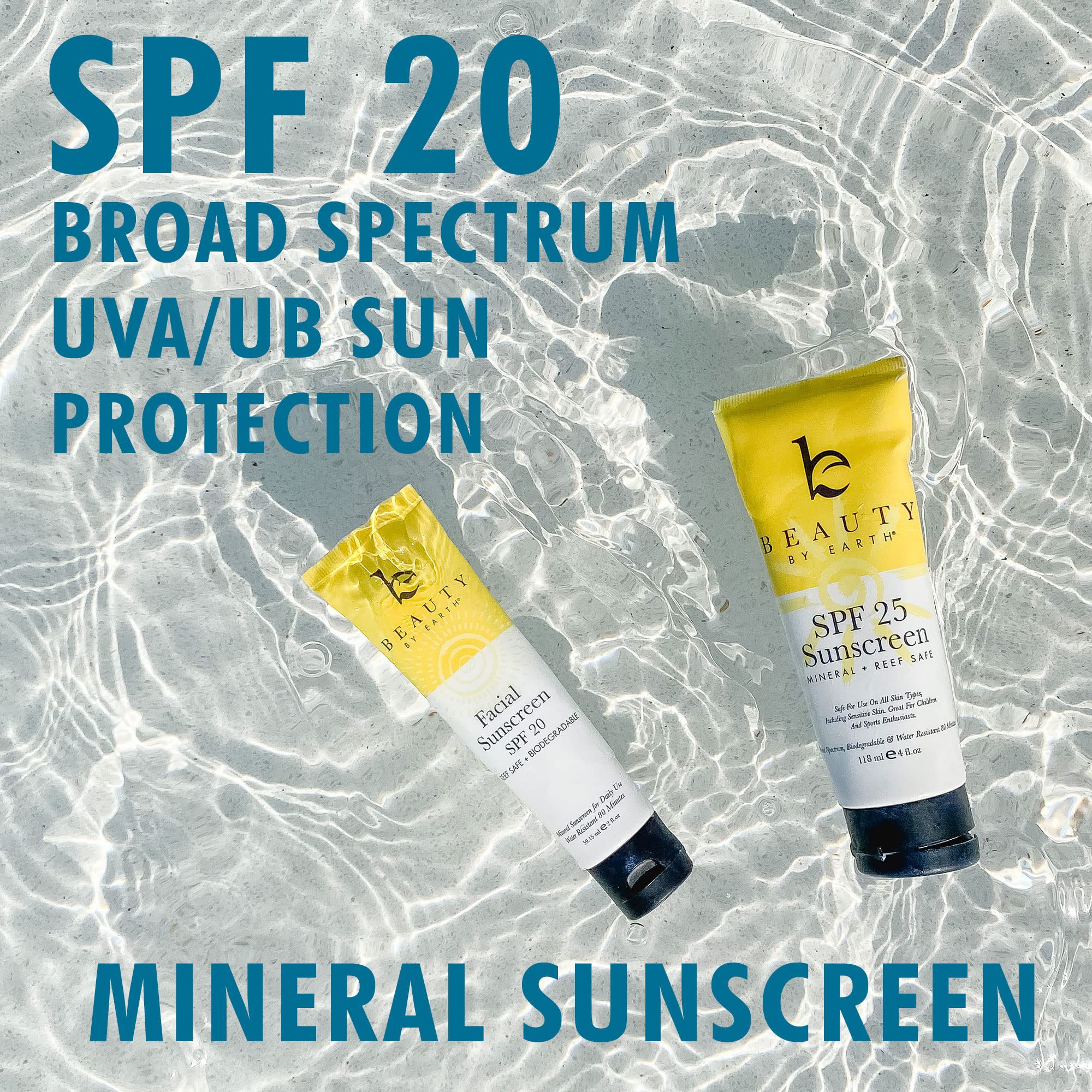 Face Sunscreen SPF 20 - USA Made Mineral Face Reef Friendly Sunscreen With Natural & Organic Ingredients, Biodegradable Zinc Oxide for Daily Use, Facial Lotion Travel Size